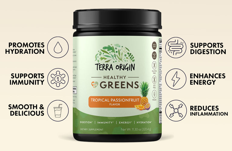 Healthy Greens Packets | Natural Greens Supplement – Terra Origin