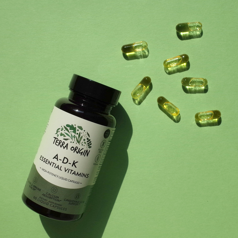 Vitamin ADK High Potency Liquid Capsules | Terra Origin