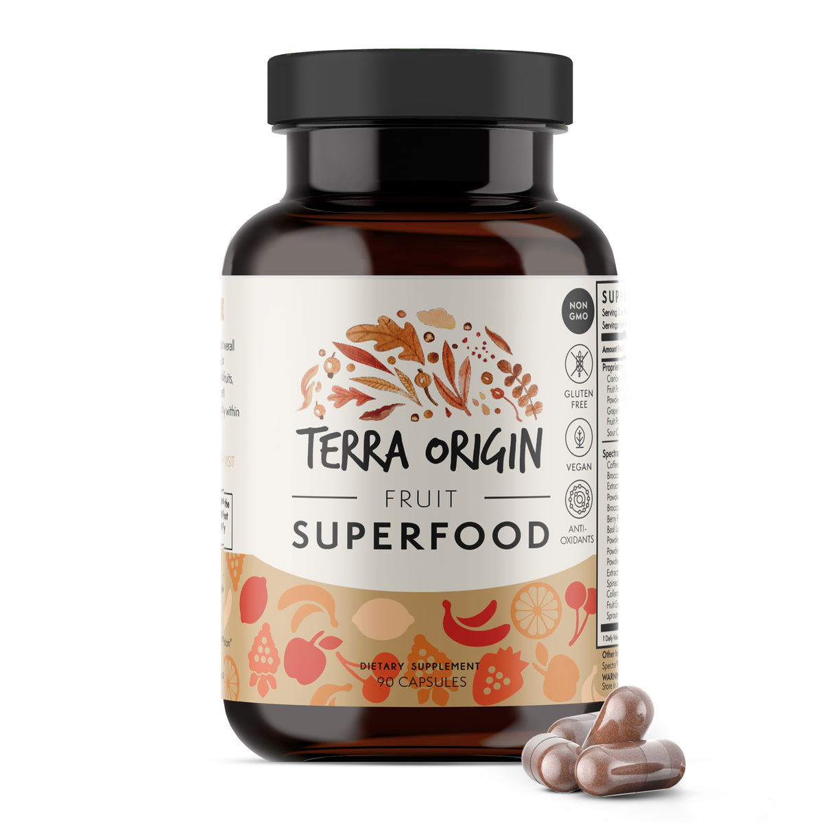 Fruit Superfood Capsules With Spectra® Antioxidant Blend – Terra Origin