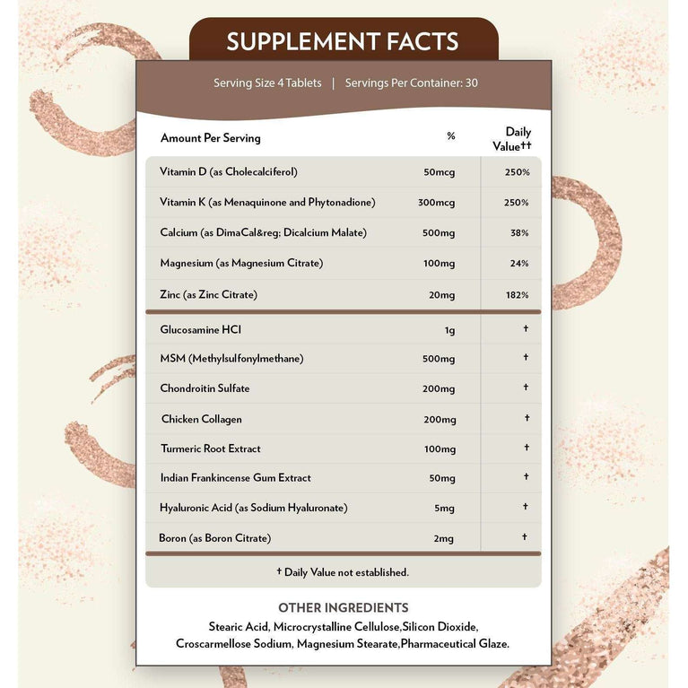 Healthy Joint & Bone Supplement – Bone Density & Mobility Support ...